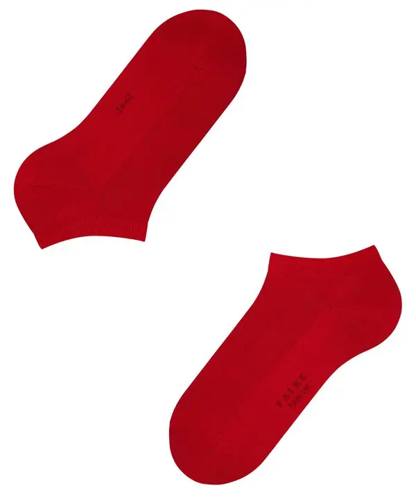 Falke Family Cotton Ankle Socks - Red