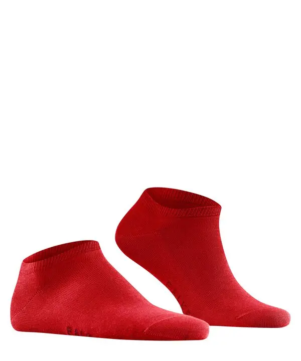 Falke Family Cotton Ankle Socks - Red