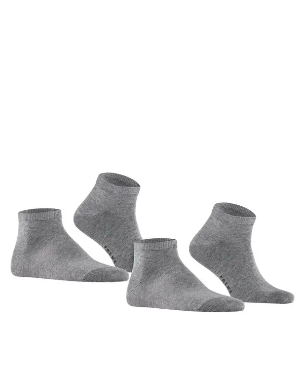 Falke Happy 2-pack Cotton Socks - Grey