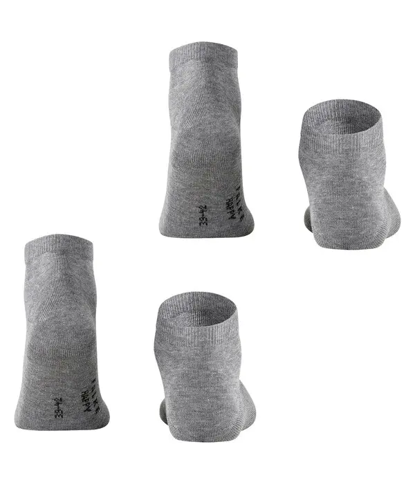 Falke Happy 2-pack Ankle Socks - Grey
