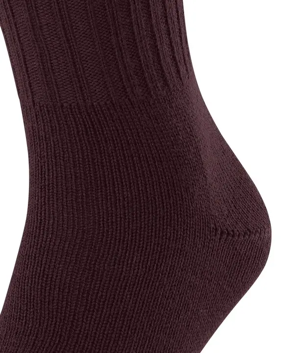 Falke Nelson Ribbed Wool Crew Socks - Red