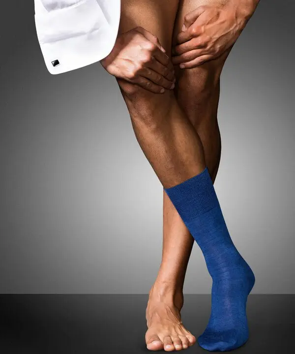 Falke Finest Merino & Silk Socks - Blue