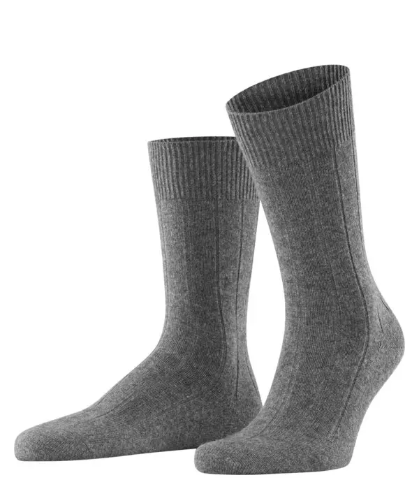 Falke Lhasa Rib Crew Socks - Grey
