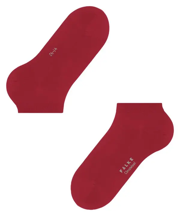 Falke Climawool Sneaker Socks - Red