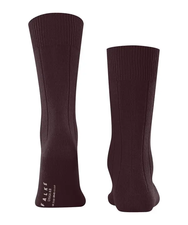 Falke Lhasa Rib Cashmere Blend Socks - Red