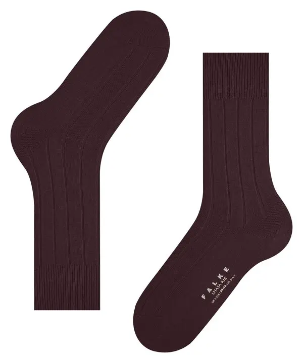 Falke Lhasa Rib Cashmere Blend Socks - Red