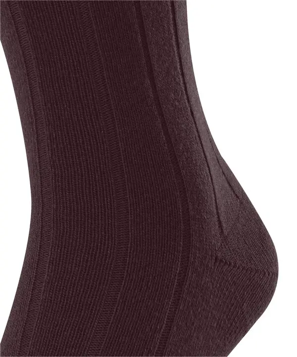 Falke Lhasa Rib Cashmere Blend Socks - Red