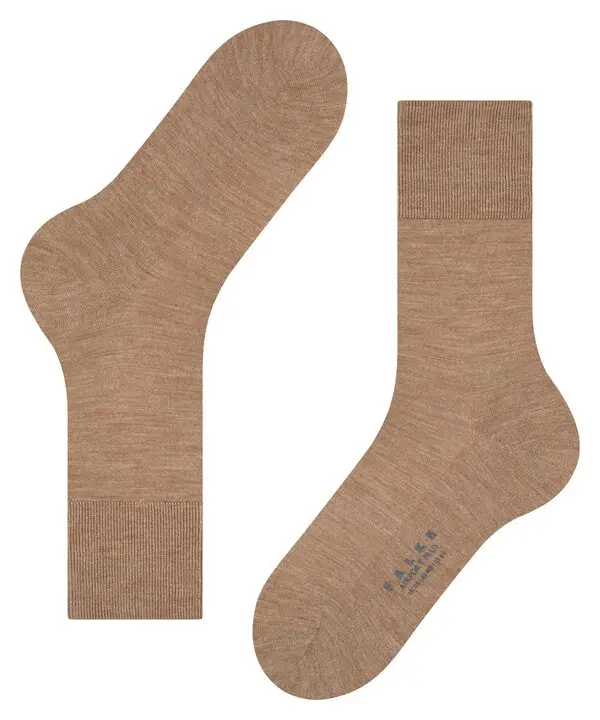 Falke Airport Plus Crew Socks - Brown