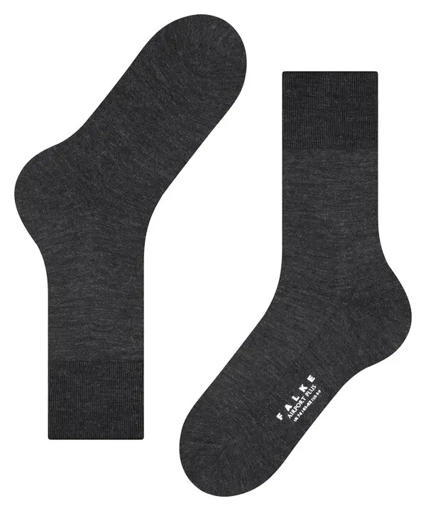 Falke Airport Plus Crew Socks - Grey