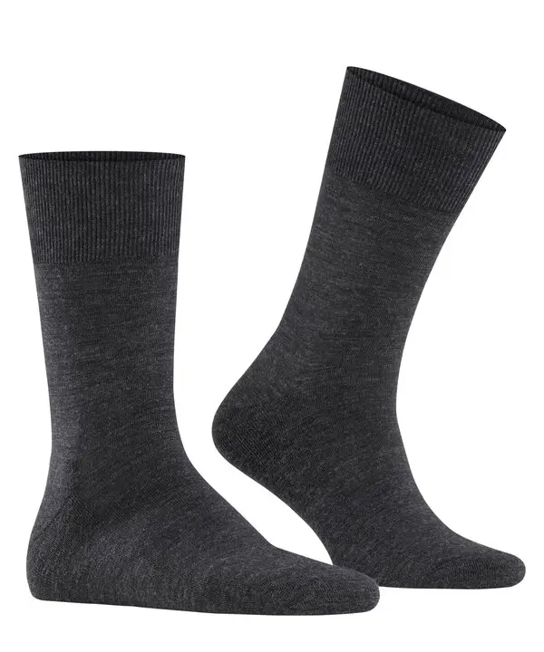 Falke Airport Plus Crew Socks - Grey