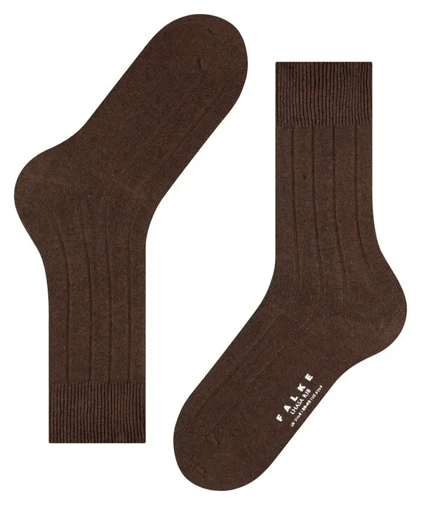 Falke Lhasa Rib Knee High Socks - Brown