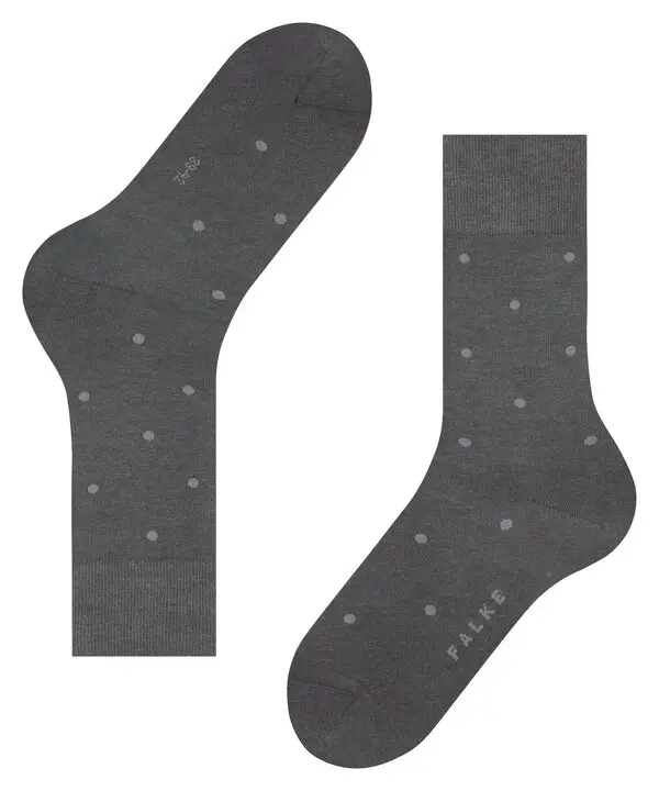 Falke Polka Dot Dress Socks - Grey