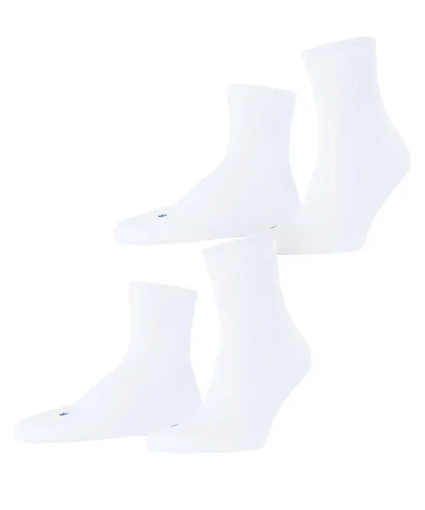Falke Run Rib 2-pack Socks - White