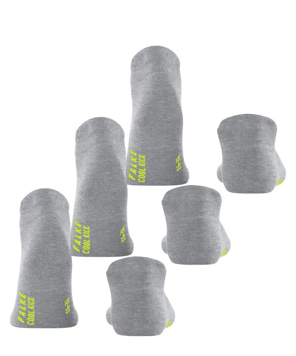 Falke Cool Kick 3-pack Ankle Socks - Grey