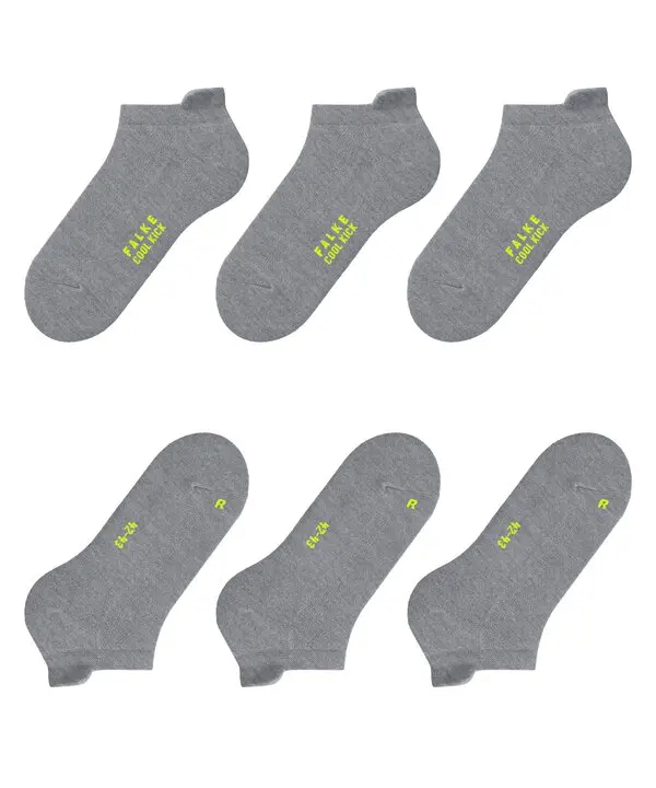 Falke Cool Kick 3-pack Ankle Socks - Grey