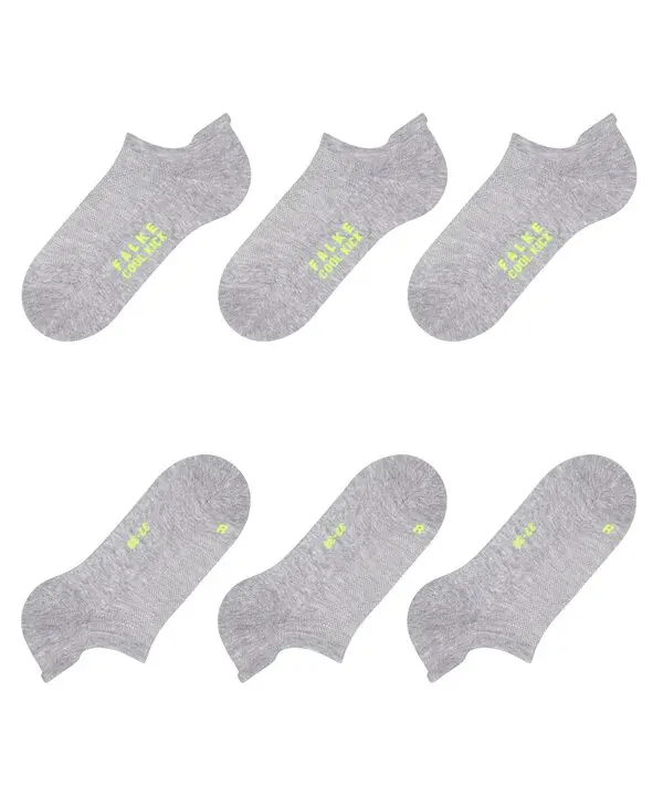 Falke Cool Kick 3-pack Ankle Socks - Grey