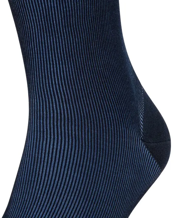 Falke Fine Shadow Mercerised Cotton Business Socks - Blue