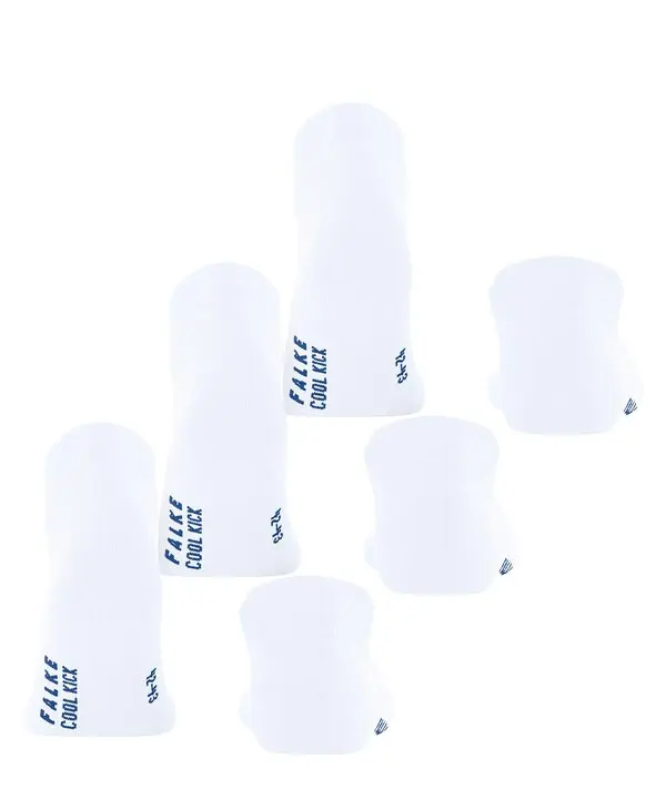 Falke Cool Kick 3-pack Ankle Socks - White