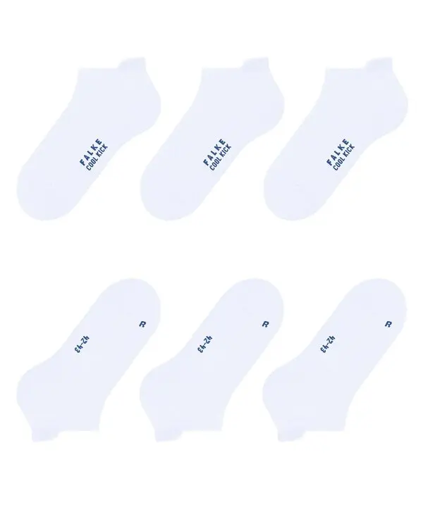 Falke Cool Kick 3-pack Ankle Socks - White