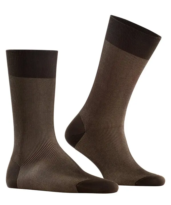 Falke Fine Shadow Socks - Brown