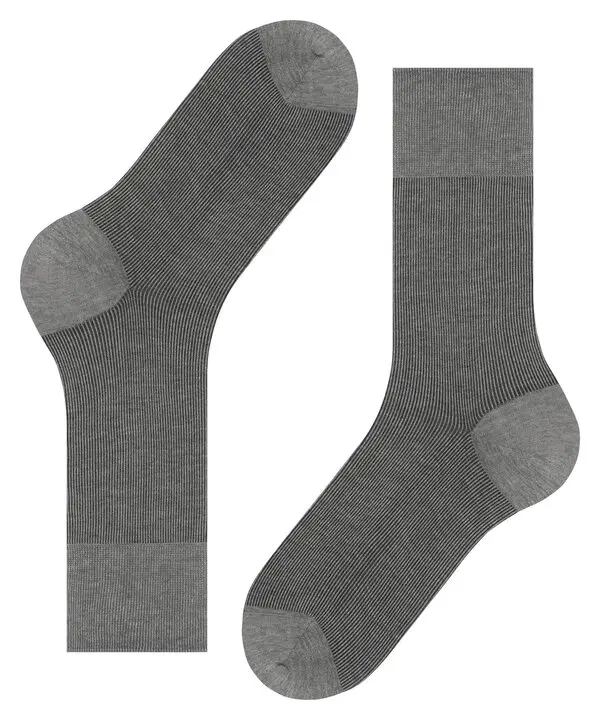 Falke Fine Shadow Dress Socks - Grey