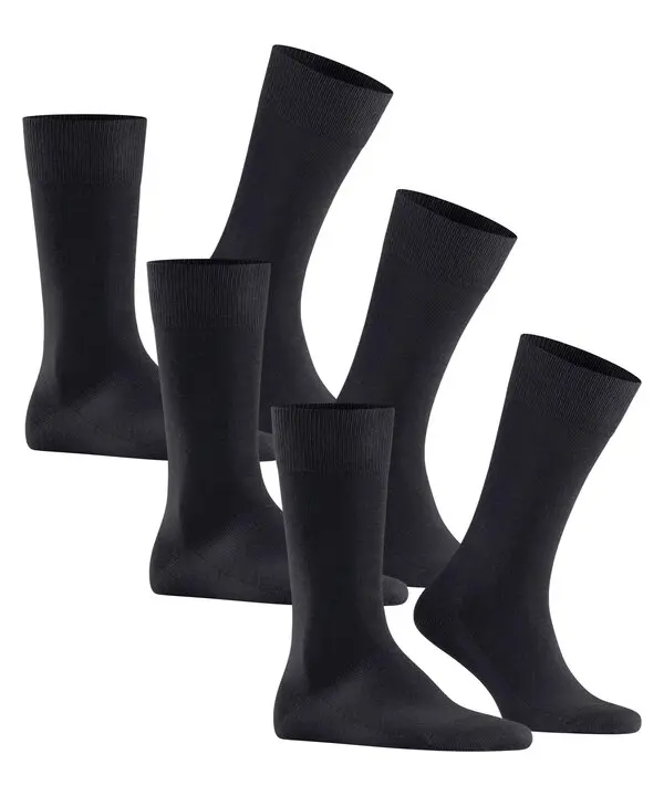 Falke 3-pack Family Crew Socks - Blue
