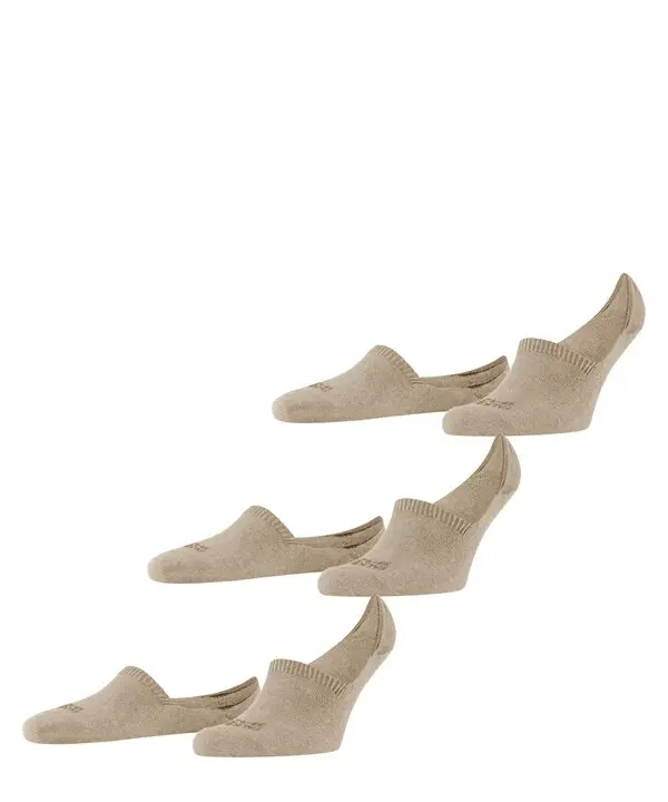 Falke Invisible High Cut Sock Trio - Beige