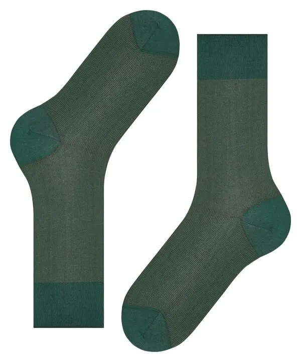 Falke Fine Shadow Dress Socks - Green
