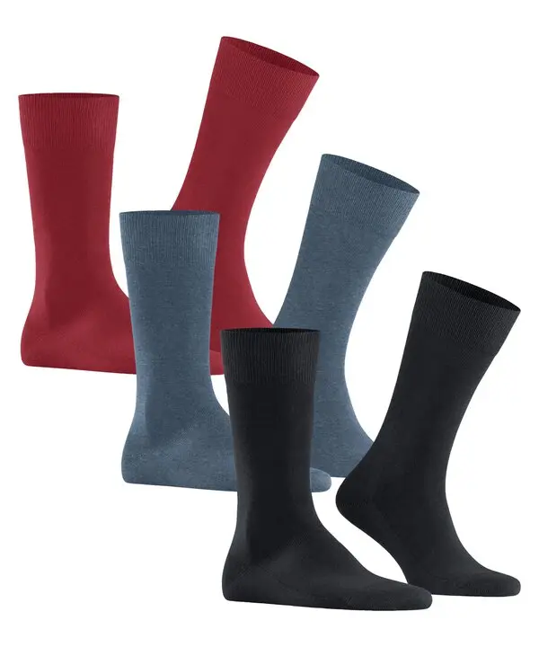 Falke Family 3-pack Crew Socks - Multicolored