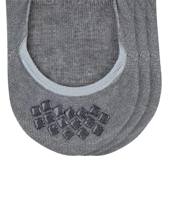 Falke Step High Cut Invisible Socks 3 Pack - Grey