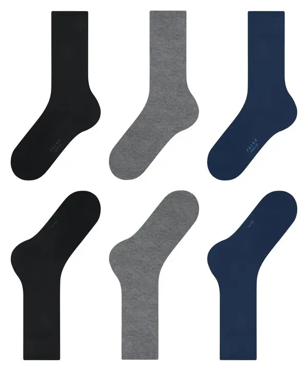 Falke Family 3-pack Crew Socks - Multicolored