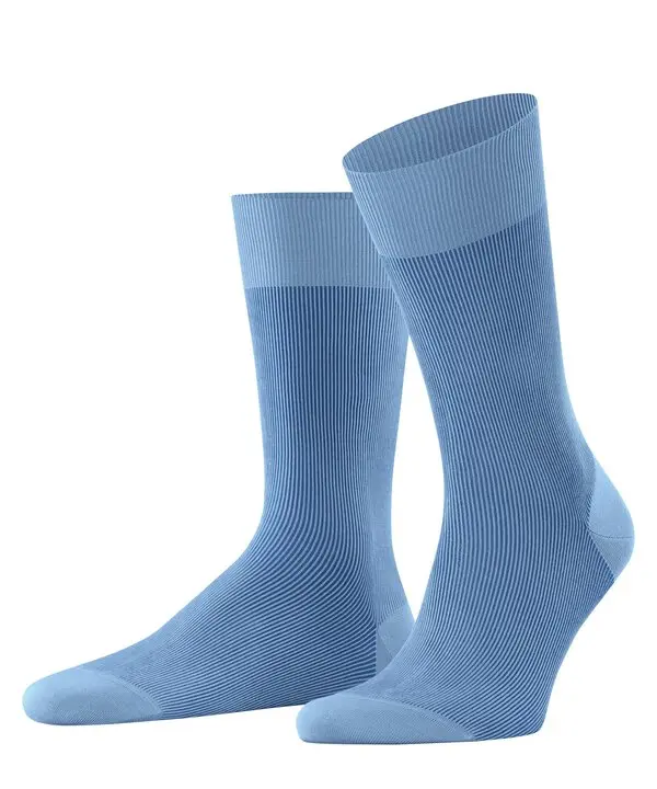 Falke Fine Shadow Dress Socks - Blue