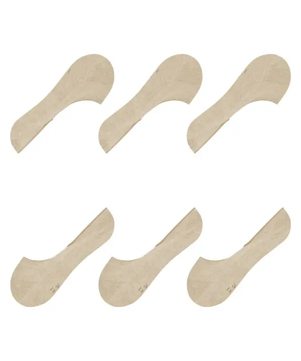 Falke Invisible Step Medium Cut Socks 3 Pack - Beige