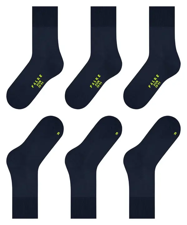 Falke Run 3-pack Sports Socks - Blue