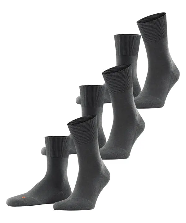 Falke Run 3-pack Sports Socks - Grey