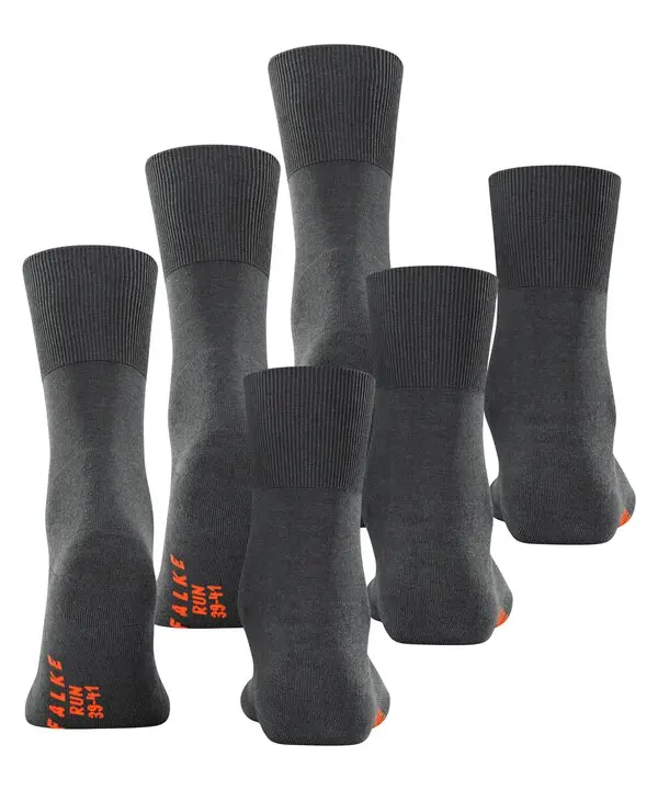 Falke Run 3-pack Sports Socks - Grey