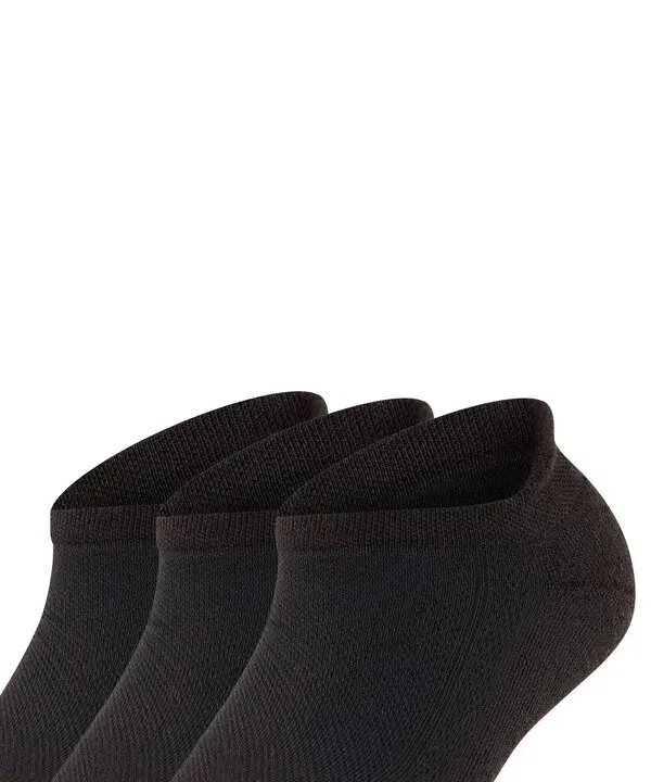 Falke Cool Kick 3-pack Ankle Socks - Black
