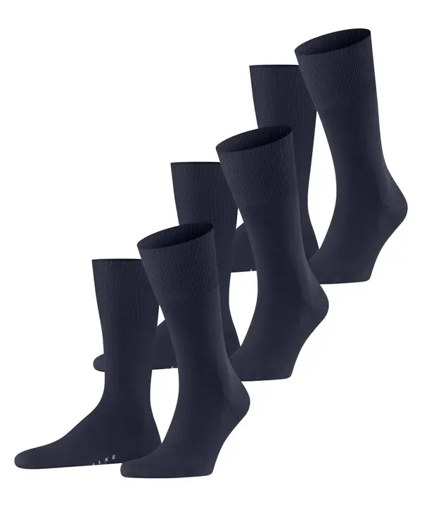 Falke Airport 3-pack Crew Socks - Blue
