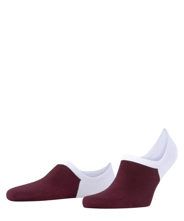 Falke Colour Block Invisible Socks - White