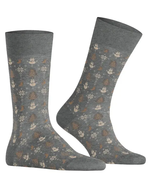 Falke Merry Party Socks With Festive Pattern