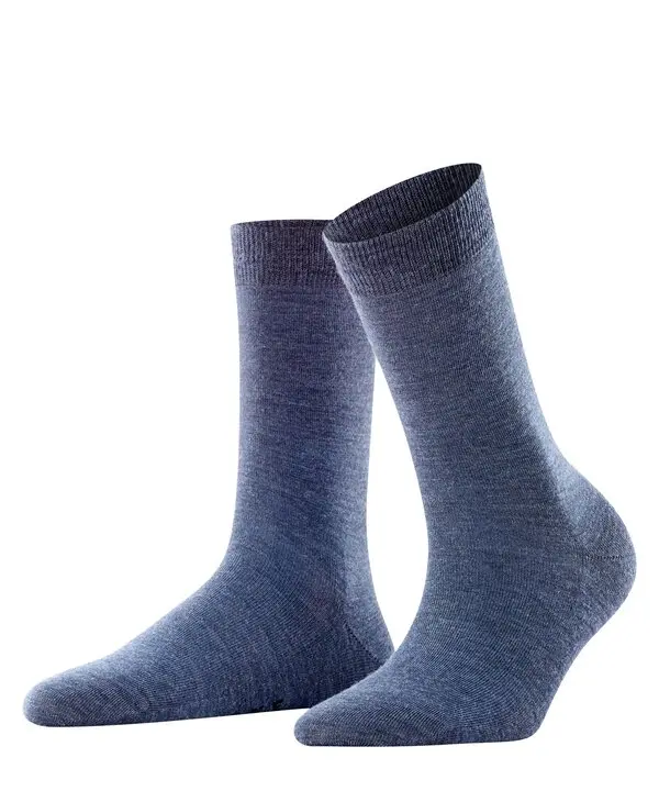 Falke Softmerino Crew Socks - Blue