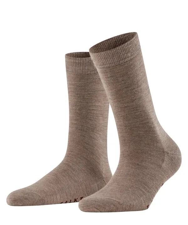 Falke Softmerino Crew Socks - Brown