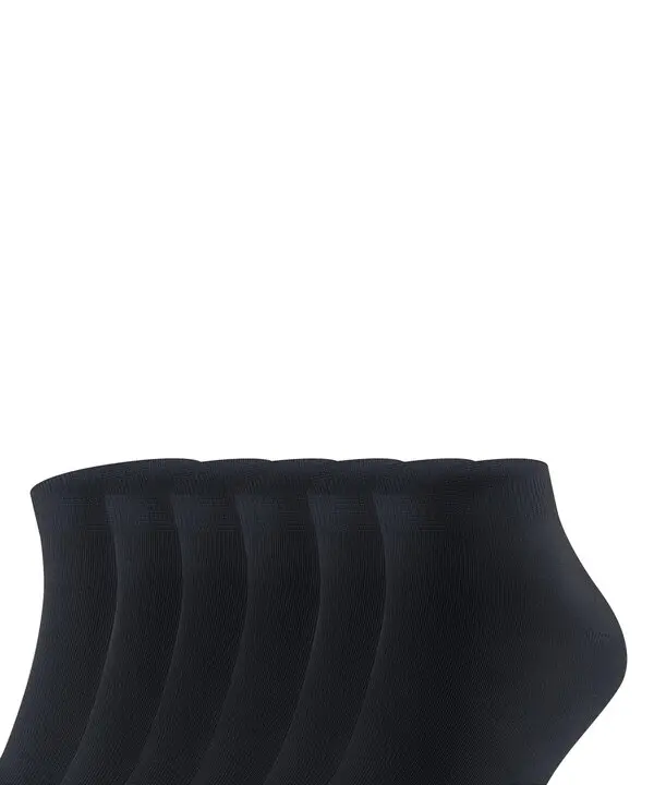 Falke 6-pack Sneaker Socks In Compact Cotton - Blue