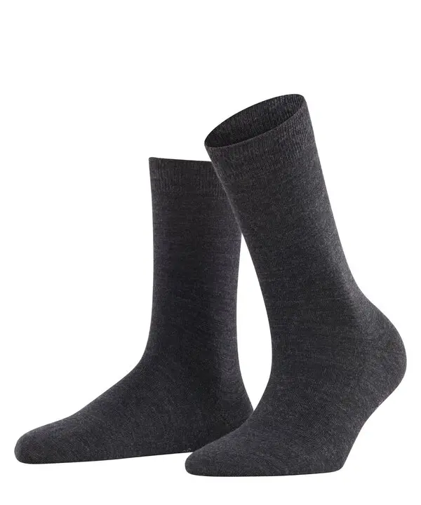 Falke Softmerino Dress Socks - Grey