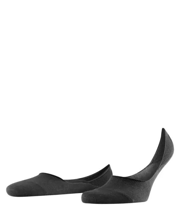 Falke Step Medium Cut Invisible Socks - Black