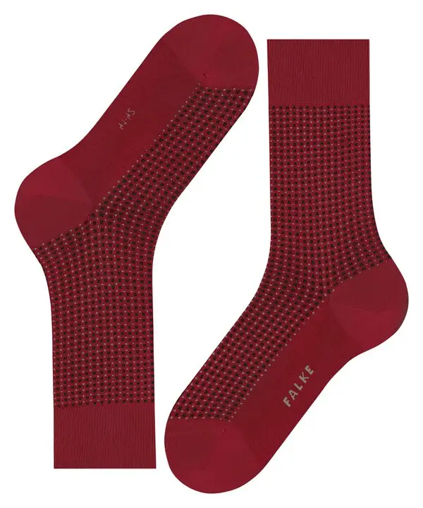 Falke Uptown Tie Socks - Red