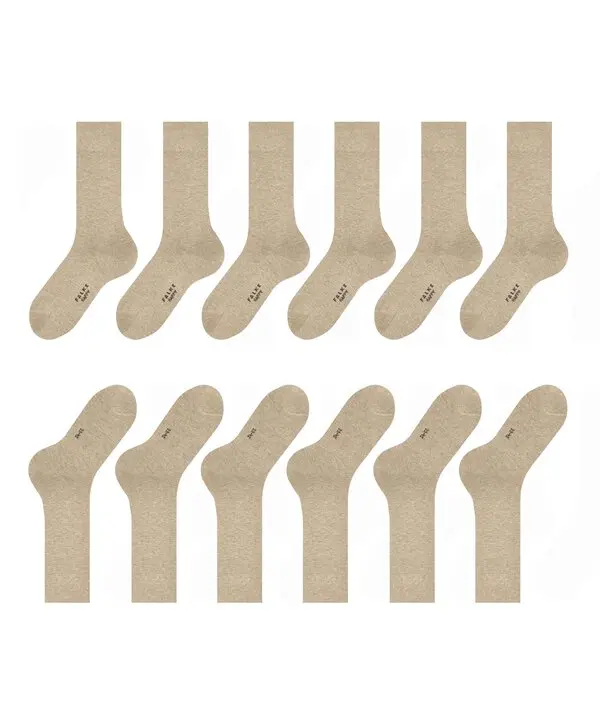 Falke Happy 6-pack Crew Socks
