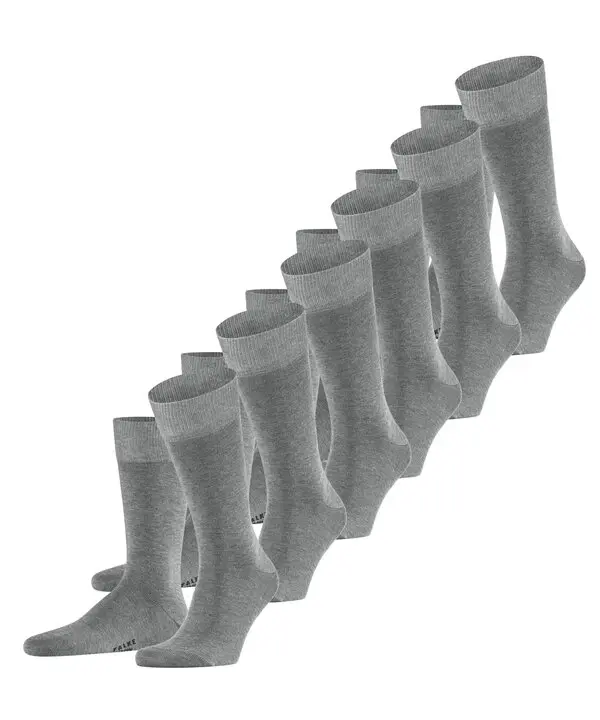 Falke Happy 6-pack Crew Socks - Grey