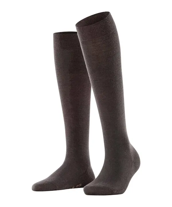 Falke Softmerino Knee High Socks - Brown