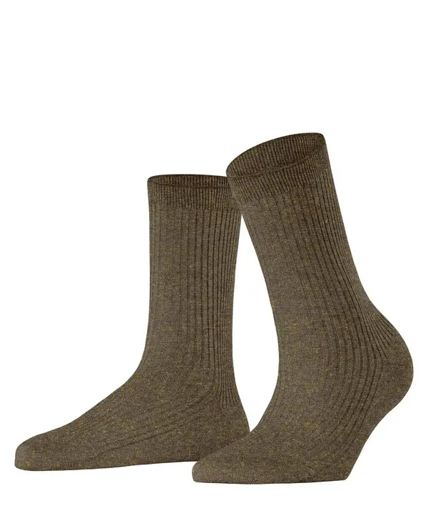 Falke Shiny Rib Socks - Grey
